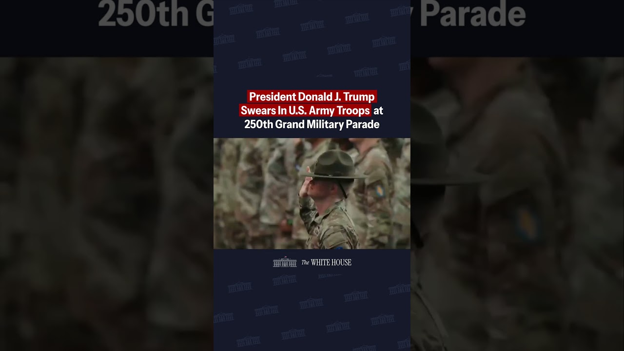 Army 250 Parade: "I will support and defend the Constitution of the ...
