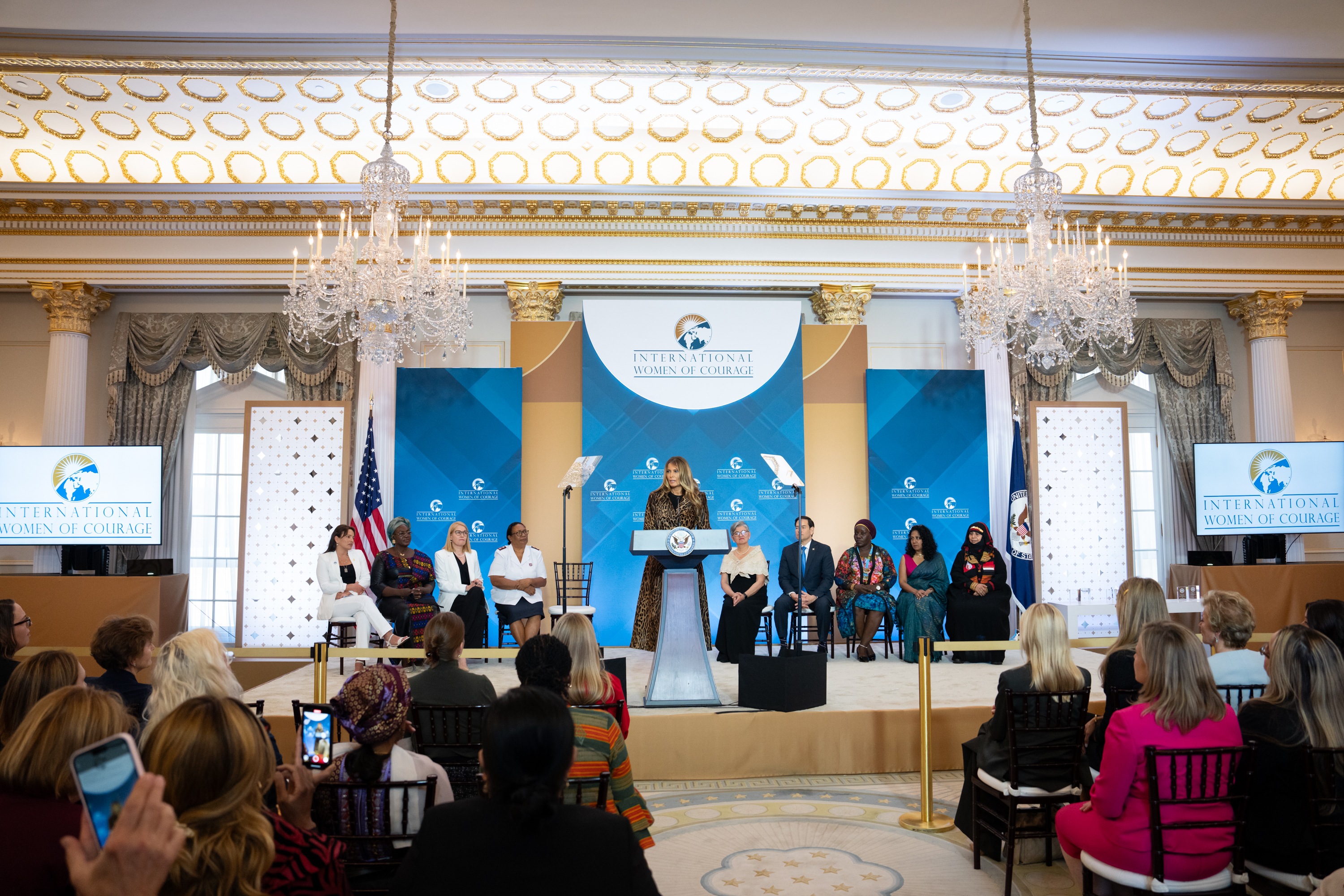 FLOTUS Melania Trump at the International Women of Courage Award ...