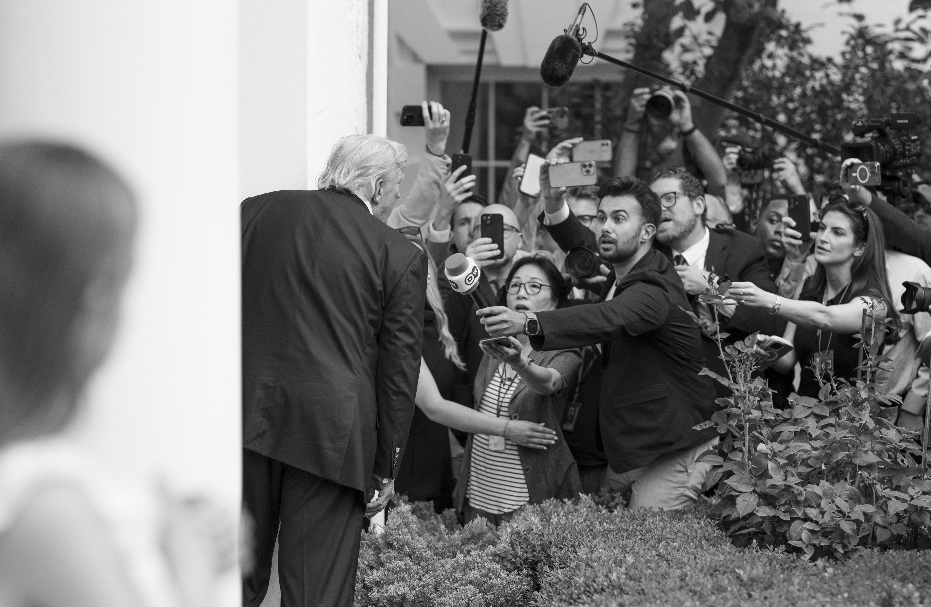 President Trump arrives at The White House after his visit to Scotland ...