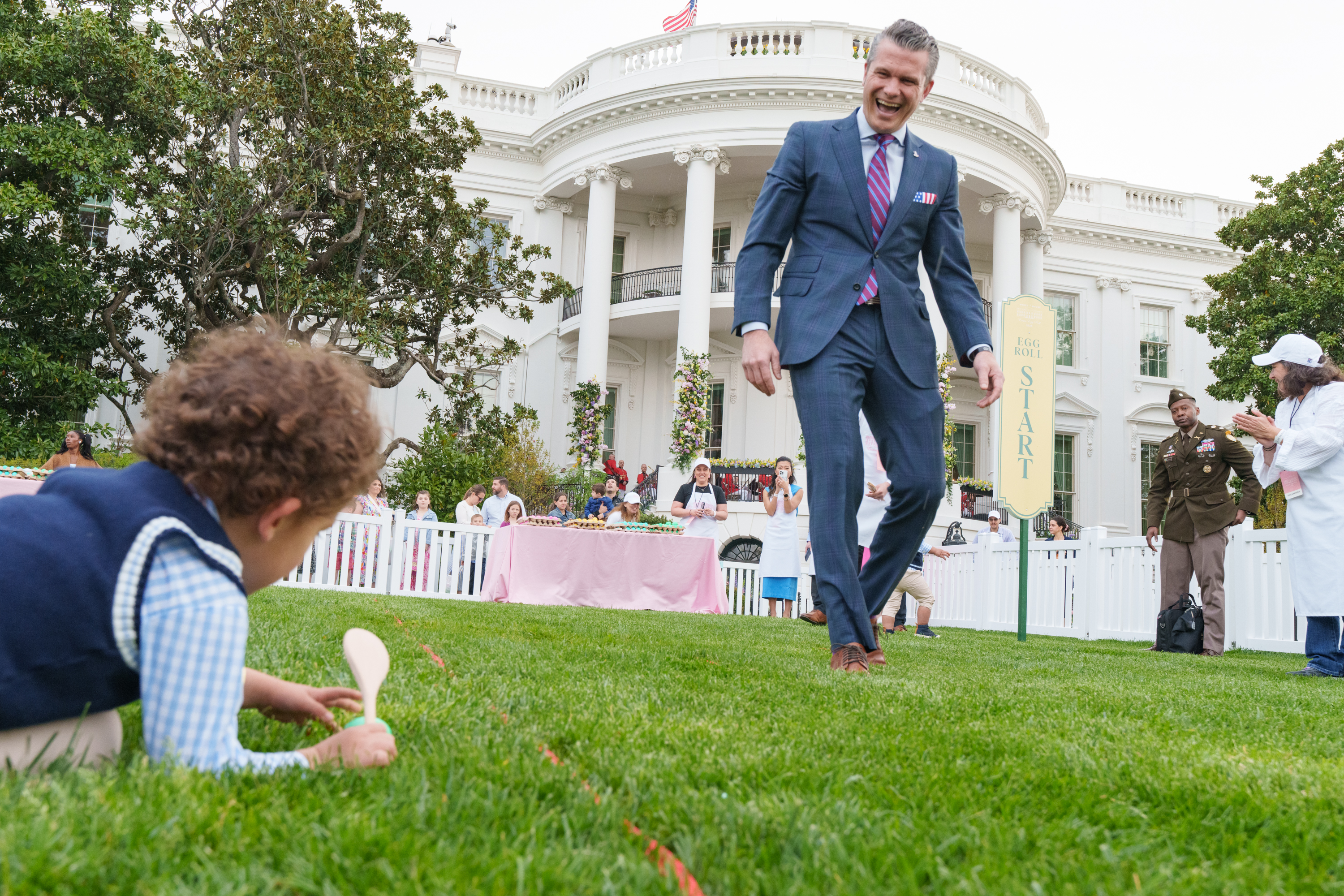 President Trump at the White House Easter Egg Roll – The White House
