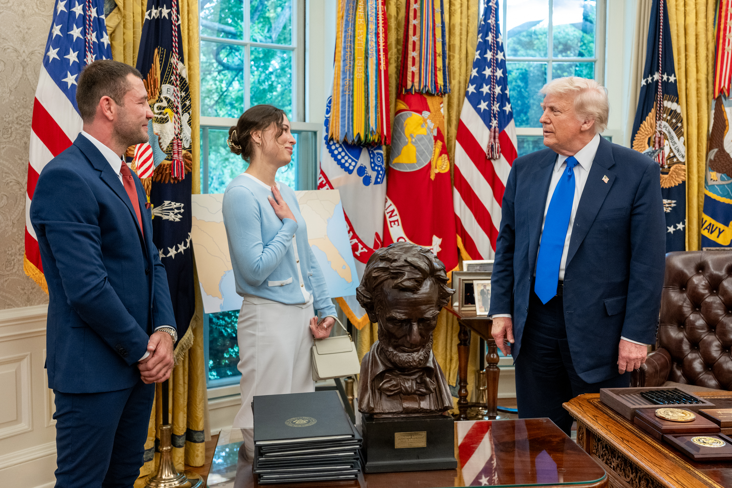 President Trump meets with Ksenia Karelina, American ballerina freed ...