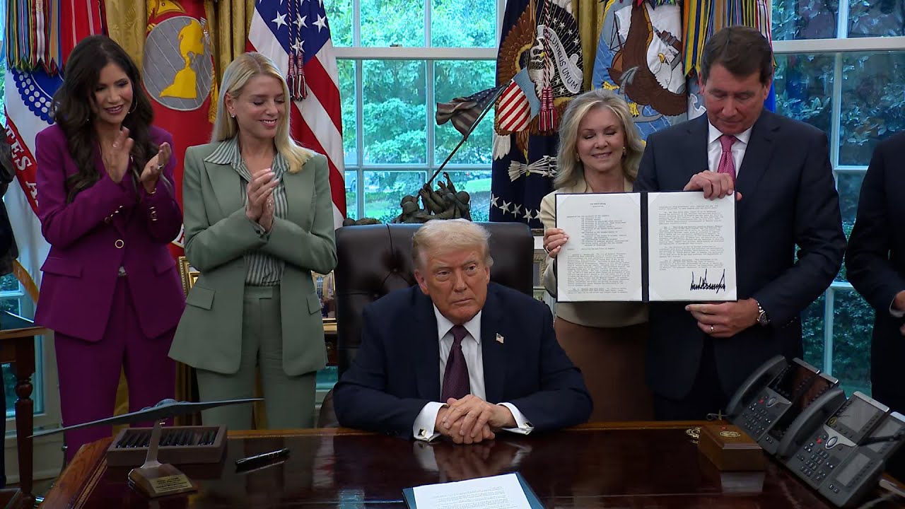 President Trump Signs an Executive Order, July 31, 2025 – The White House