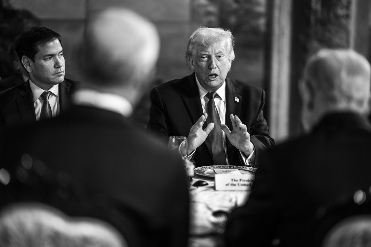 President Donald Trump hosts a bilateral meeting with Israeli Prime ...